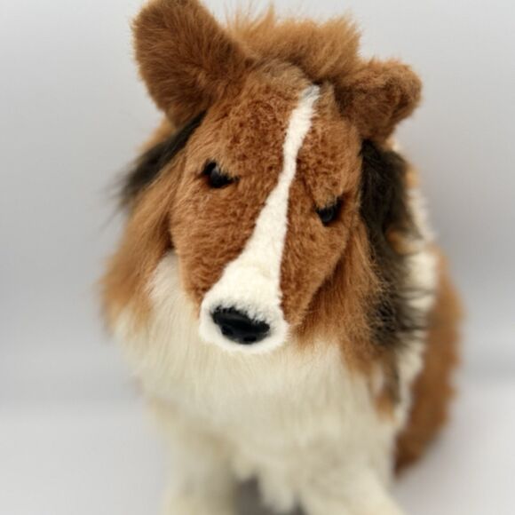 Lassie by GUND | Toys | Vintage 989 Gund Lassie Collie Plush Stuffed ...